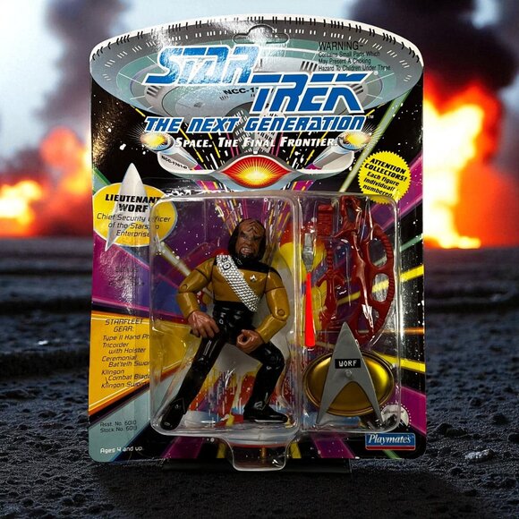Playmates Toys | Toys | Star Trek The Next Generation Lieutenant Worf ...
